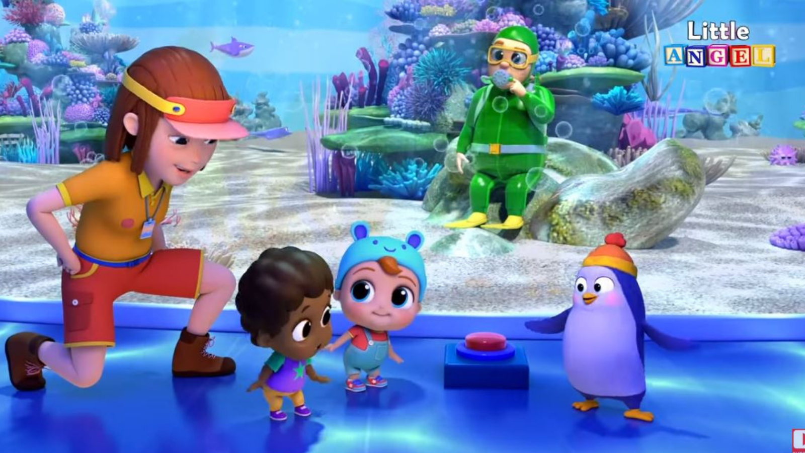 Little Angel Nursery Rhymes: Fun Day At The Aquarium