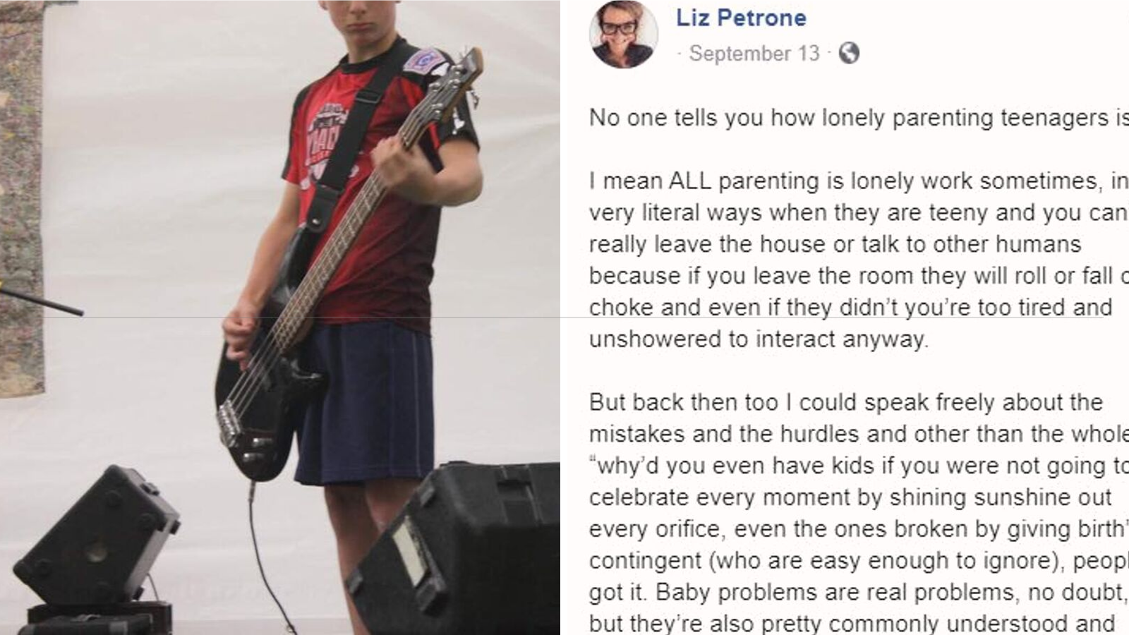 Liz Petrone Post On Loneliness Of Parenting Teens Resonates