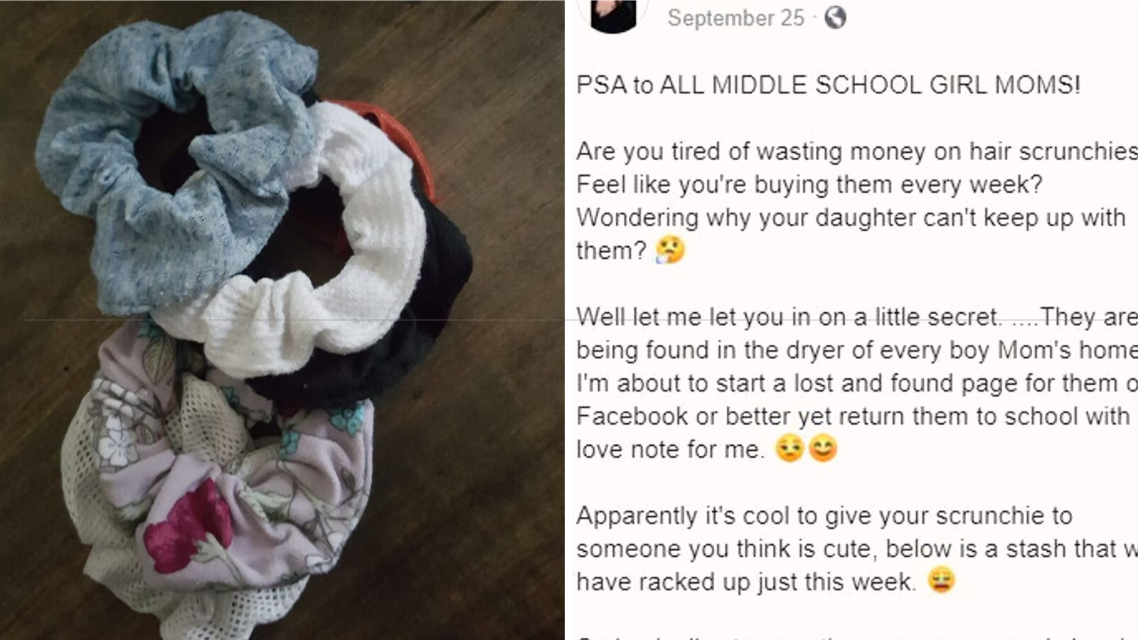 Girls Give Their Scrunchies To Their Middle School Crush