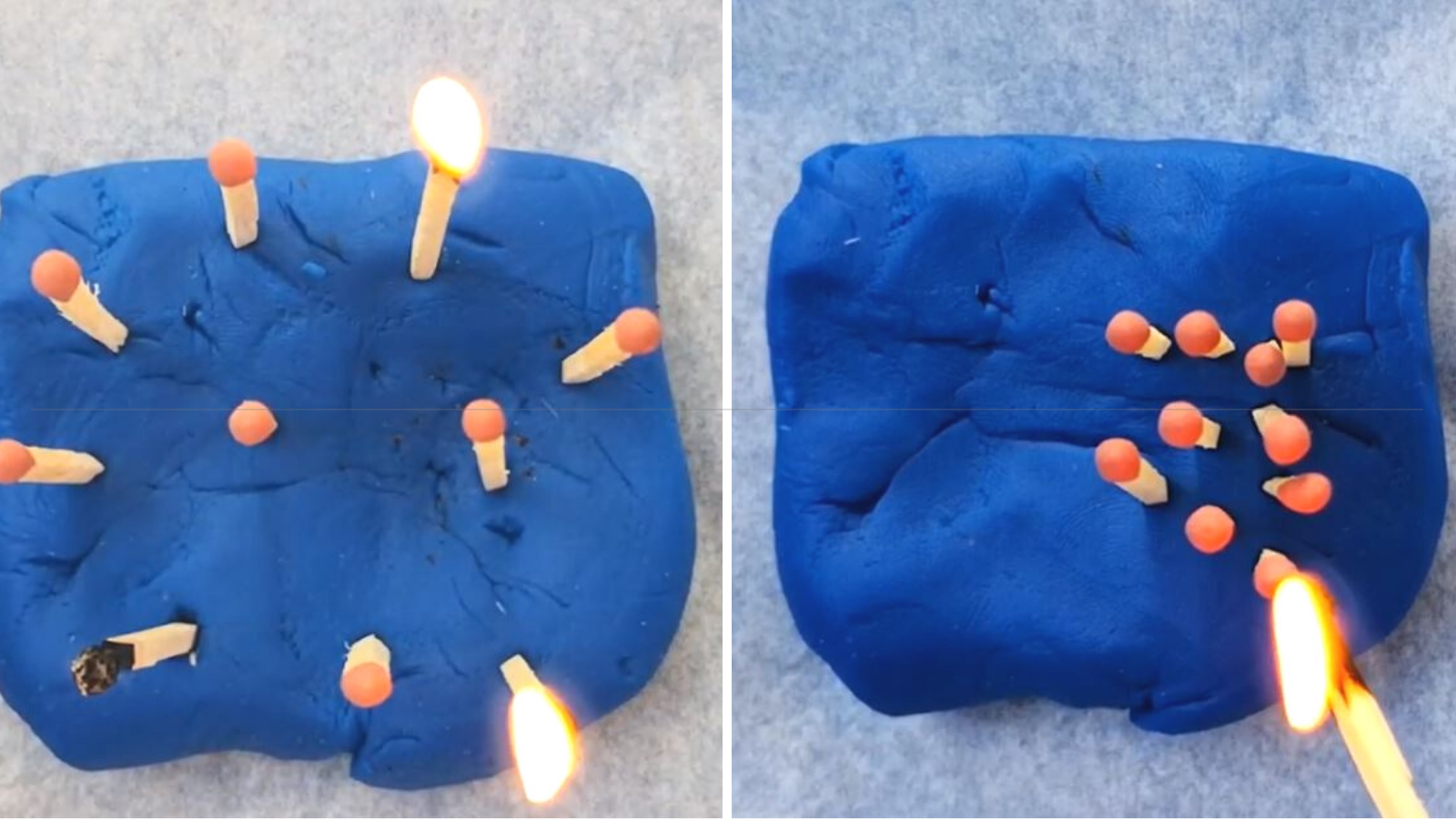 Matches & Play-Doh On Social Distancing