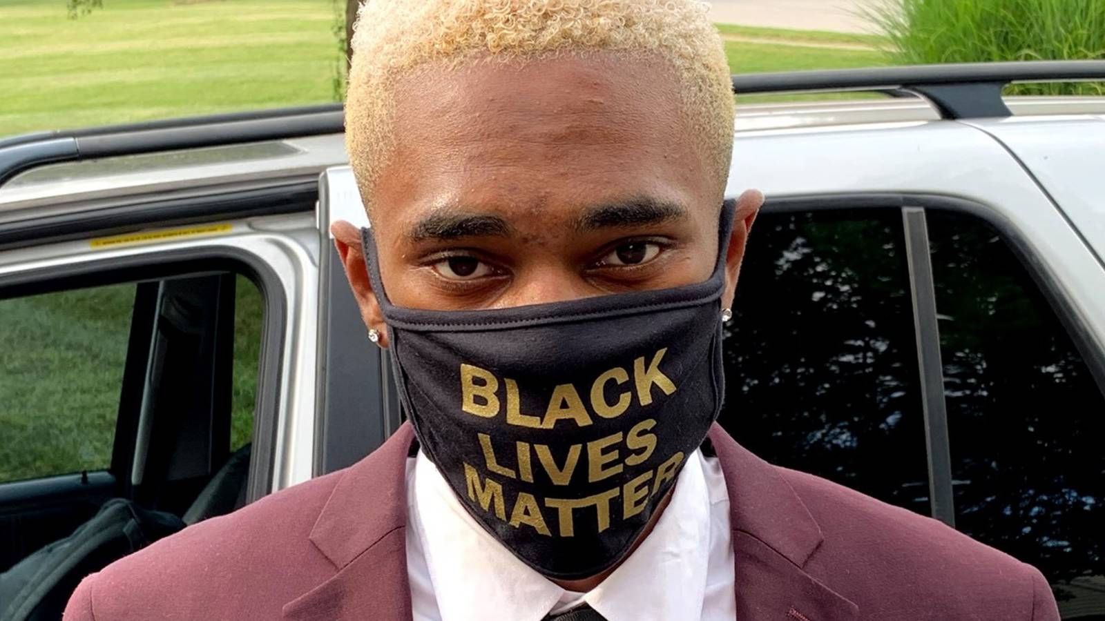 Student With 'BLM' Face Mask Told To Remove It During Graduation