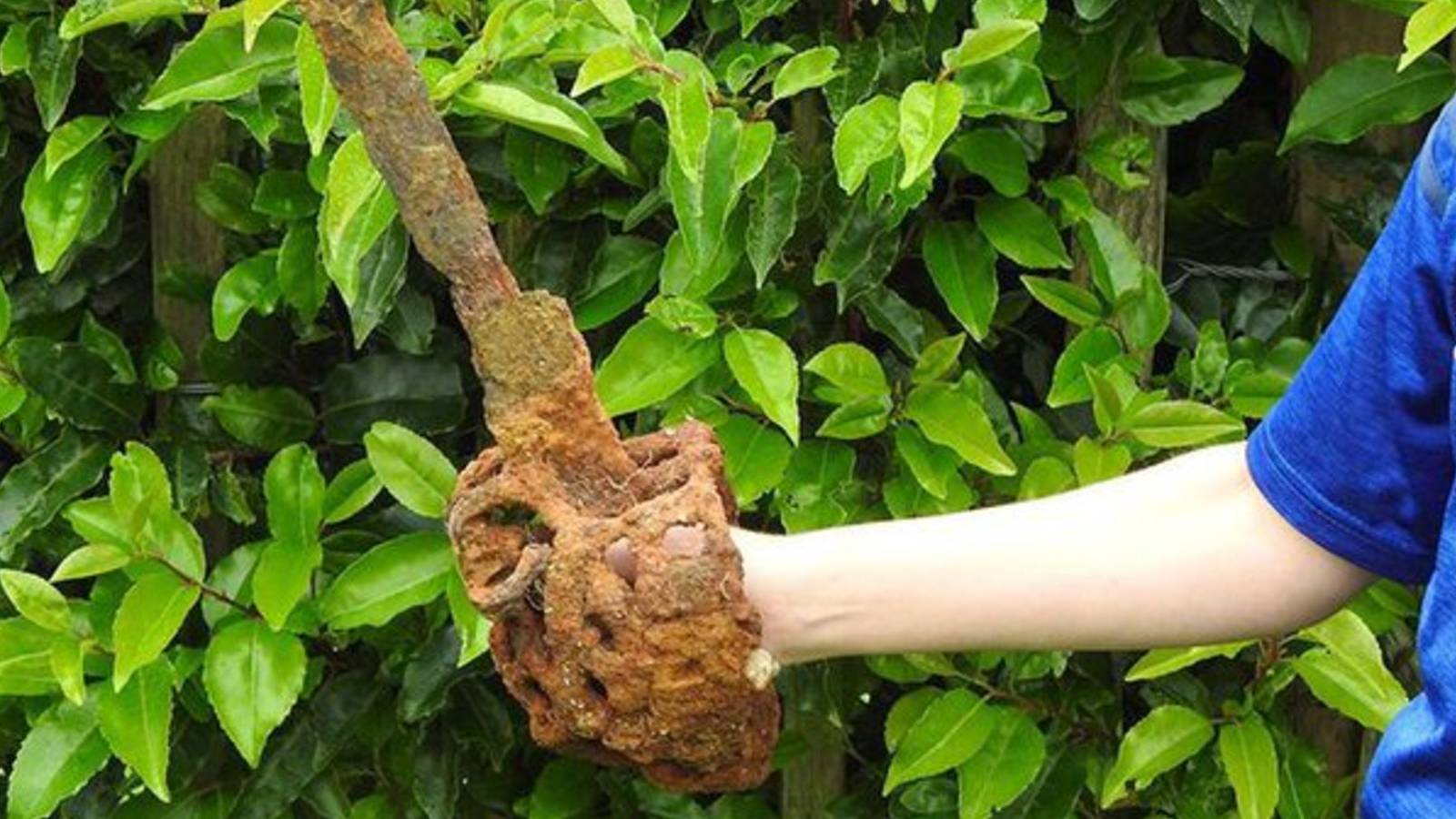 Boy Finds Ancient Sword With A Metal Detector