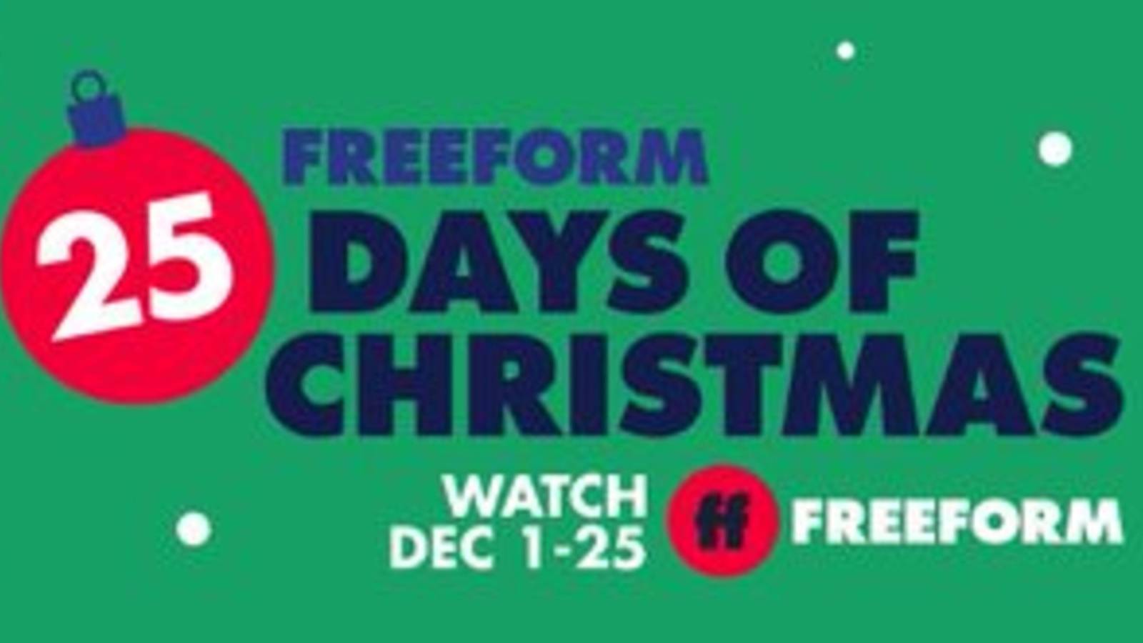 Freeform: '25 Days Of Christmas' Schedule