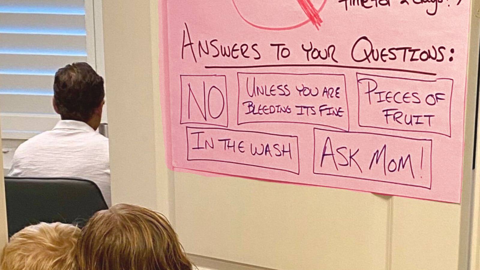 Work-At-Home Dad's 'Do Not Enter' Poster