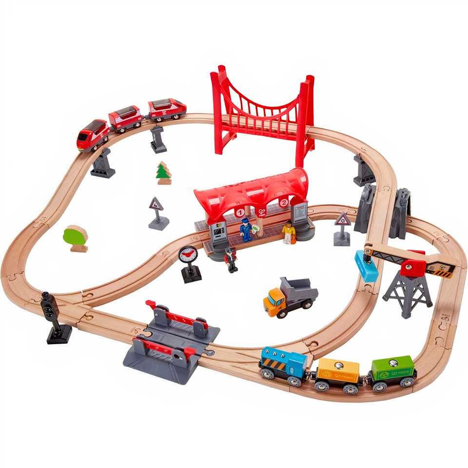 Best Hape Wooden Railway Sets For Classic Train Fun