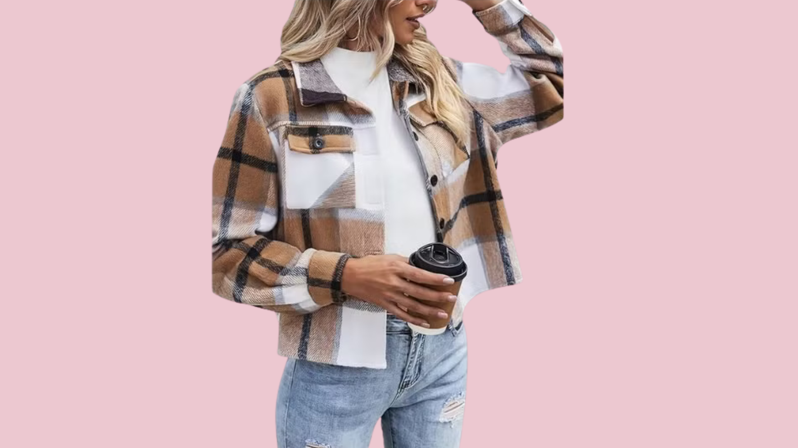 Cropped Plaid Shacket: A Stylish, Versatile Fall Jacket That's On Sale